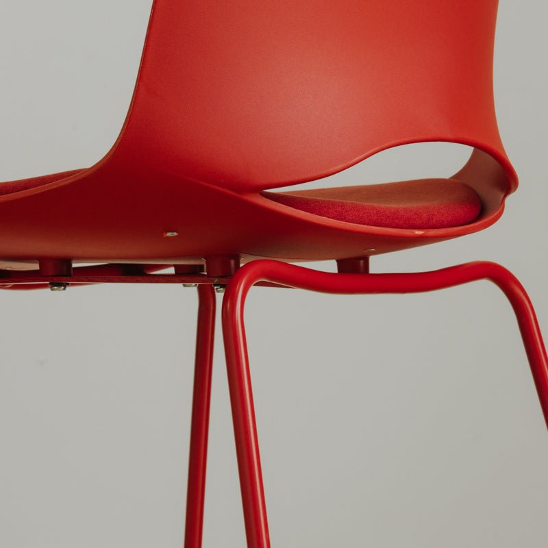 TULOK Barstool with Metal Legs สตูลสูง มีพนักพิง ขาเหล็ก – favchair.