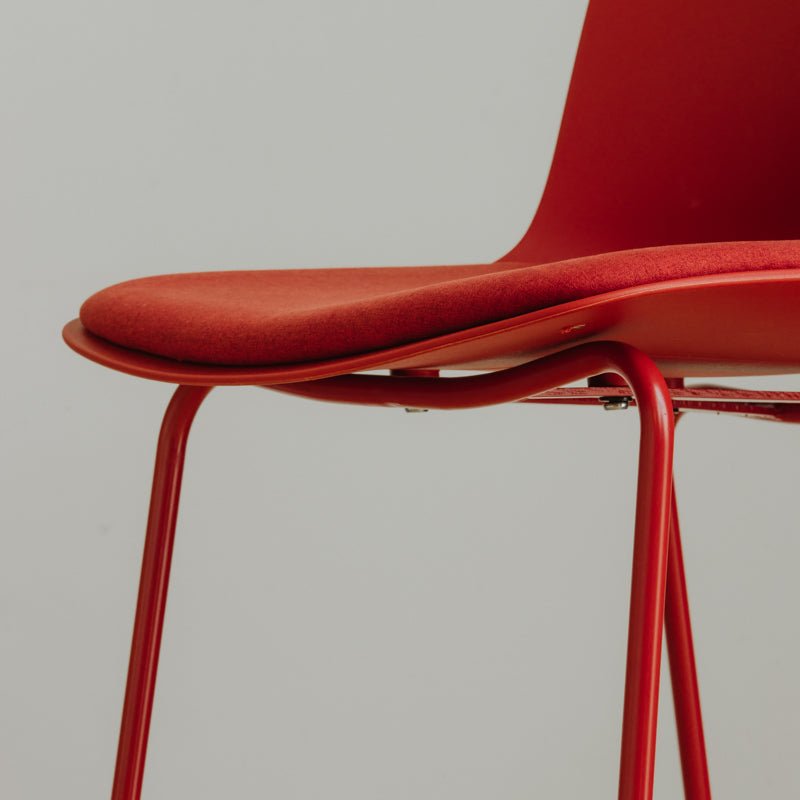 TULOK Barstool with Metal Legs สตูลสูง มีพนักพิง ขาเหล็ก – favchair.