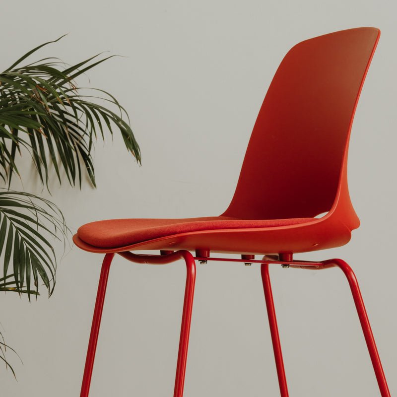 TULOK Barstool with Metal Legs สตูลสูง มีพนักพิง ขาเหล็ก – favchair.